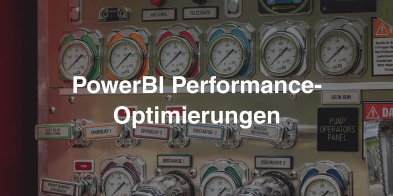 Power BI Performance-Optimierungen - lutra analytics.